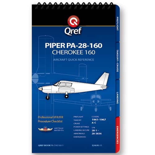 Piper Cherokee 160 PA-28-160 Qref Checklist