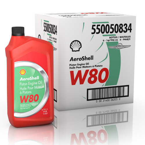 AeroShell W80 - 6 x 1 US Quart Bottles