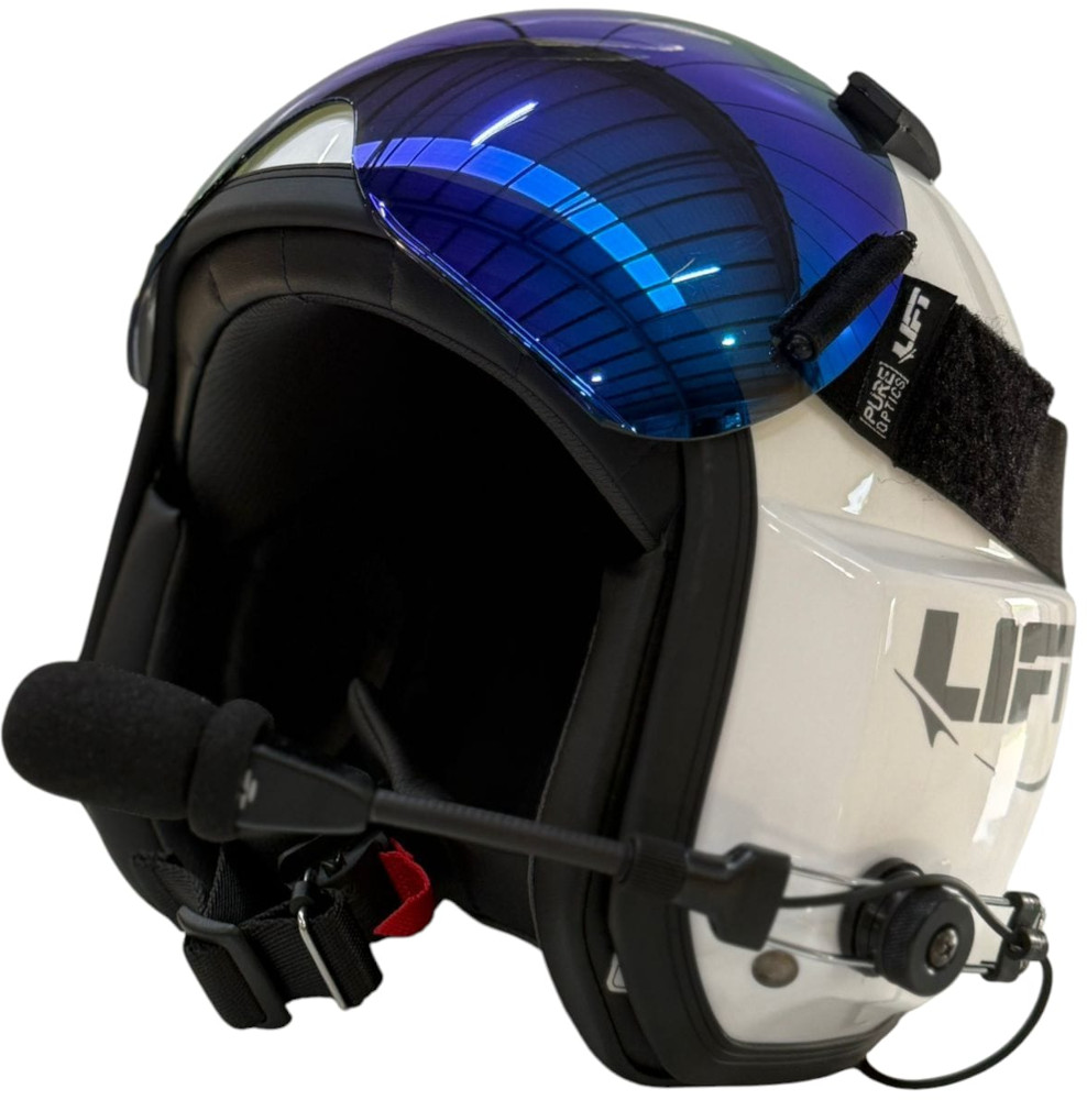 Customisable LIFT Aviation Flight Helmet AV-1 KOR Goggle Version