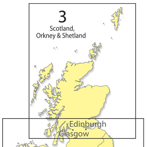 CAA Scotland 1:500 000 UK VFR Chart