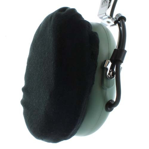 Black Cotton Ear Covers (Pair)