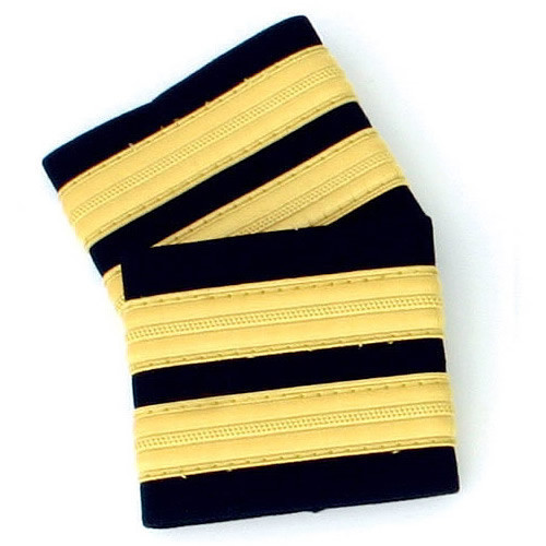 Two Bar Gold Epaulettes
