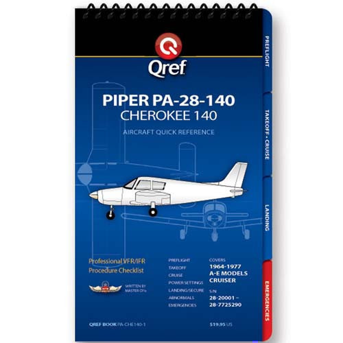 Piper Cherokee 140 PA-28-140 Qref Checklist