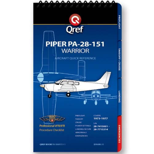 Piper Warrior 151 PA-28-151 Qref Checklist