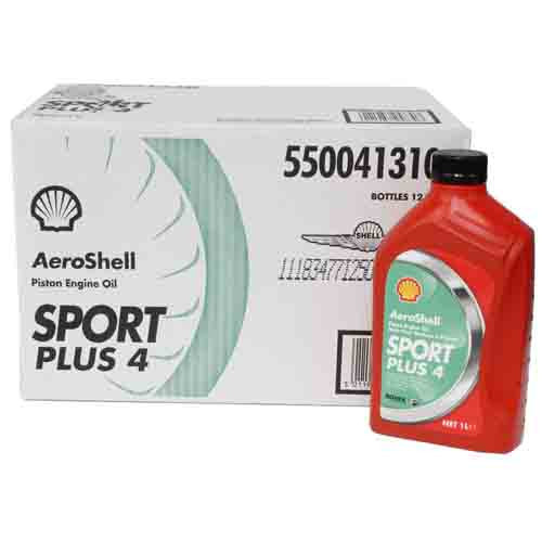 AeroShell Sport Plus 4 - 12 x 1 Litre Bottles